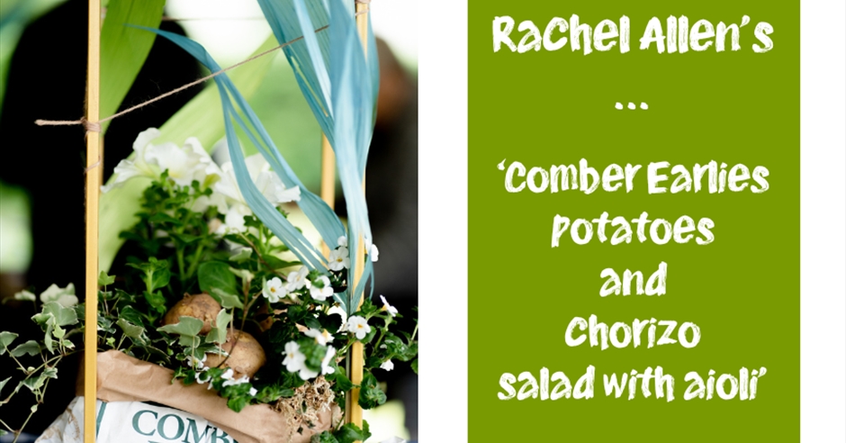 Comber Earlies potatoes and chorizo salad with aioli - Ards & North Down