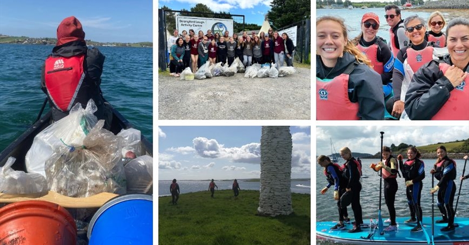 American Students help clean up Strangford Lough - Ards & North Down