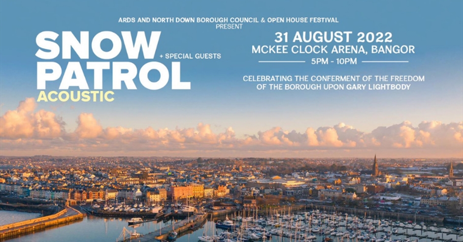 Snow Patrol to play acoustic concert on Bangor Seafront - Ards & North Down